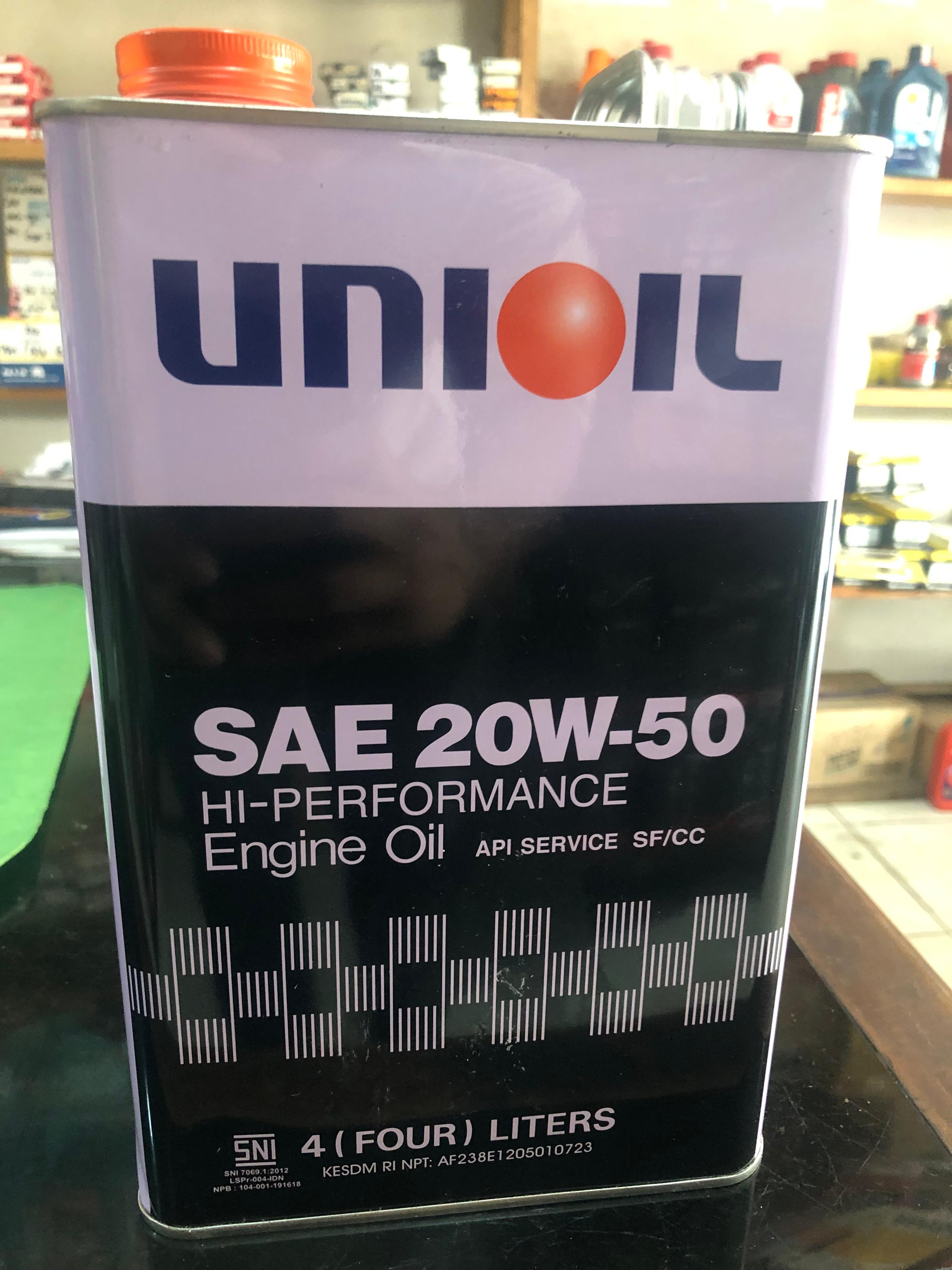 Oli Unioil 4 Liter